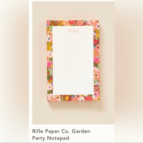 Anthropologie | Office | Anthropologie Rifle Paper Co Garden Party ...